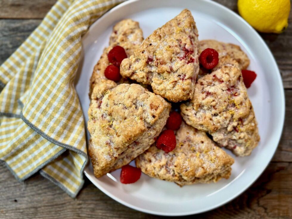Raspberry Lemon Scones | Life At The Table